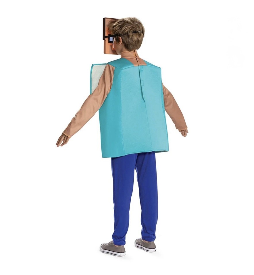 Disguise Licensed Steve Classic Minecraft Halloween Costume Multicolor ...