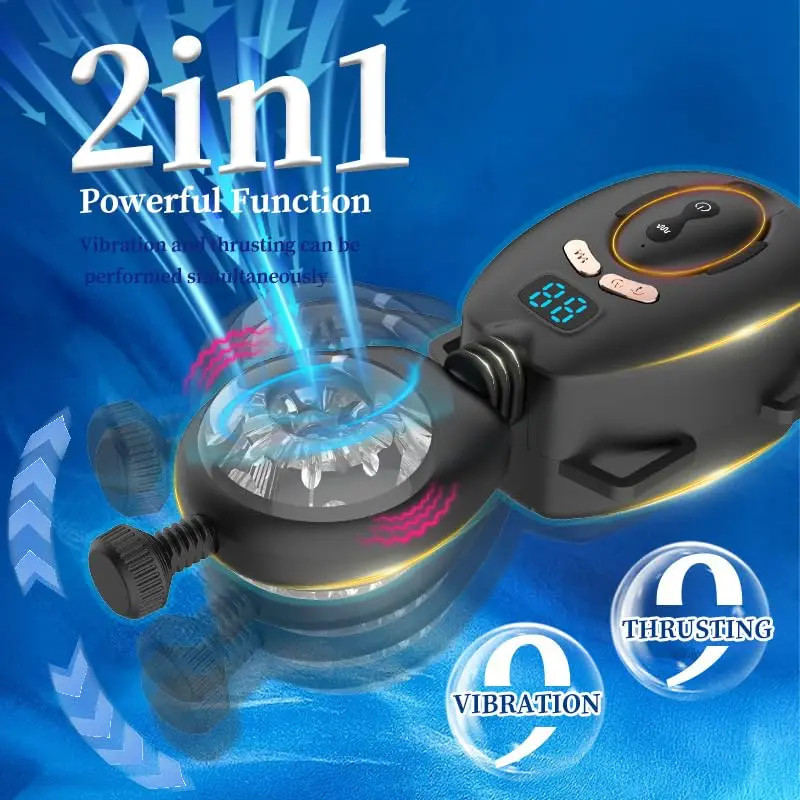 Remote Contorl Hands-free Wearable Automatic Male Masturbator Thrusting ...