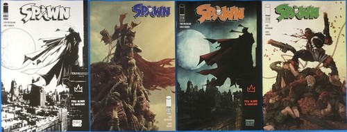4x SPAWN comic # 318 ~ 2021 VARIANT A B C D 1:5 Todd McFARLANE ~ New ...