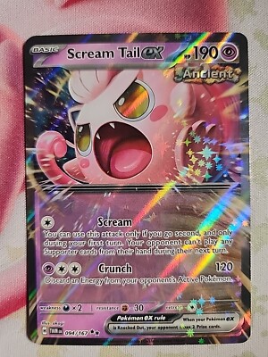 Scream Tail ex 098/167 Double Rare Pokémon TCG Twilight Masquerade | eBay