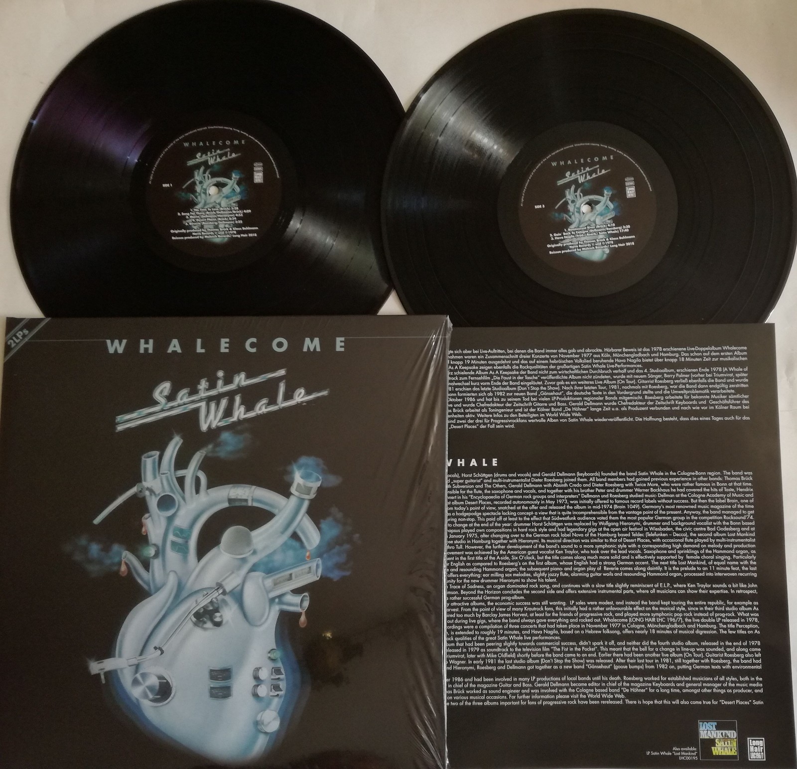 Lp SATIN WHALE Whalecome (2lp) (re) Long Hair Music LHC196/197 - STILL ...