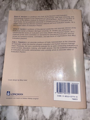 Program Evaluation : Alternative Approaches and Practical Guidelines by Jody L. Fitzpatrick ...