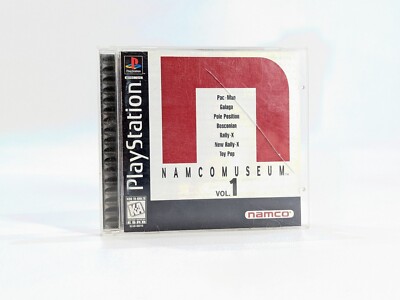 Namco Museum Vol. 1 (Sony PlayStation 1, 1995) Black Label Big N ...