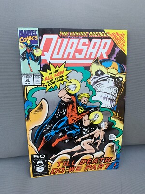 Quasar #26 Thanos Infinity Gauntlet Marvel Comics B87 | eBay Australia