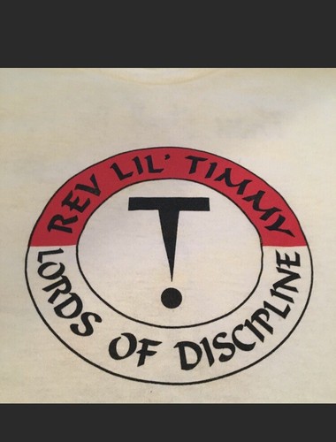 Rev LiL’ Timmy Lords of Discipline 2004 Shirt Rock Heavy Metal Music ...