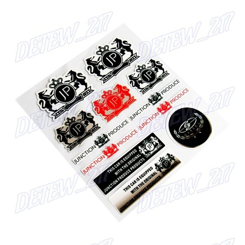 Small 12pcs Junction Produce Reflective Decal Sticker Set Window Vinyl ...