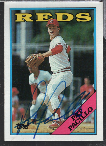 Pat Pacillo Reds Autographed 1988 Topps #288 w/COA 010924NPCD141 | eBay