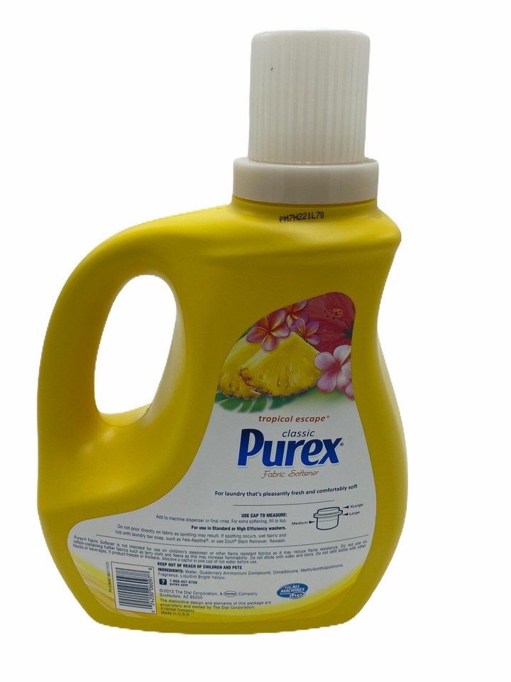 New Purex Classic Fabric Softener HE Tropical Escape 100 fl oz ...