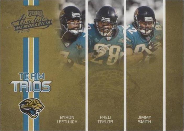 2005 Playoff Absolute Memorabilia - Team Trios Fred Taylor, Jimmy Smith ...