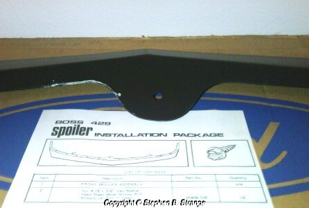 NOS Ford KKX 1969 & 1970 Boss 429 Mustang "shallow" front spoiler. Rare ...