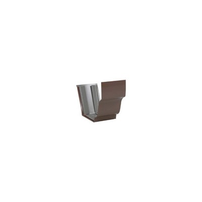 Amerimax 2520919 Gutter Slip Joint Connectors, Brown Aluminum, 5 In ...
