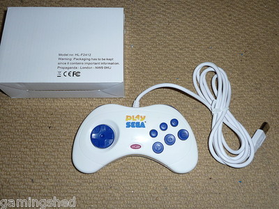 PC USB GAMEPAD CONTROLLER Play Sega Branded BRAND NEW Sega Saturn Style ...