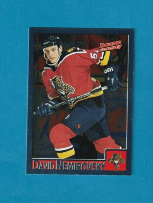 1995-96 Bowman Hockey ALL-FOIL parallel # 119 David Nemirovsky FLORIDA ...