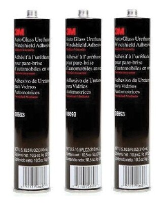 3M 08693 Auto Glass Urethane Windshield Adhesive Cartridge (3 tubes) | eBay