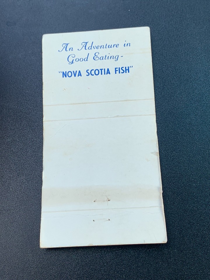 Vintage Canada Matchbook: “Nova Scotia Seafood” - Fish Packers” | eBay