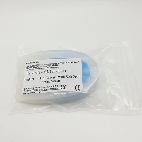 Orthotix Silicone Heel Wedge with soft spot 5mm small (1 pair) | eBay UK