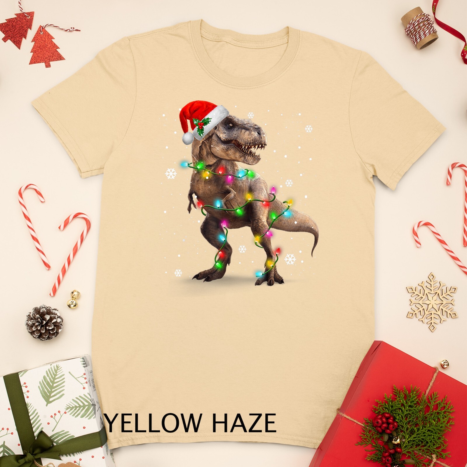 Dinosaur T-rex Tree Christmas Sweater Xmas Pet Dino Trex Unisex T-shirt ...