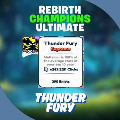 Rebirth Champions Ultimate | Thunder fury 🔥 Fast Delivery 🔥 | eBay