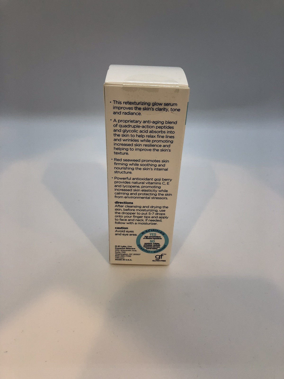 M-61 Powerful Skincare JetGlow Serum Neuropeptide Anti-Wrinkle Glow ...