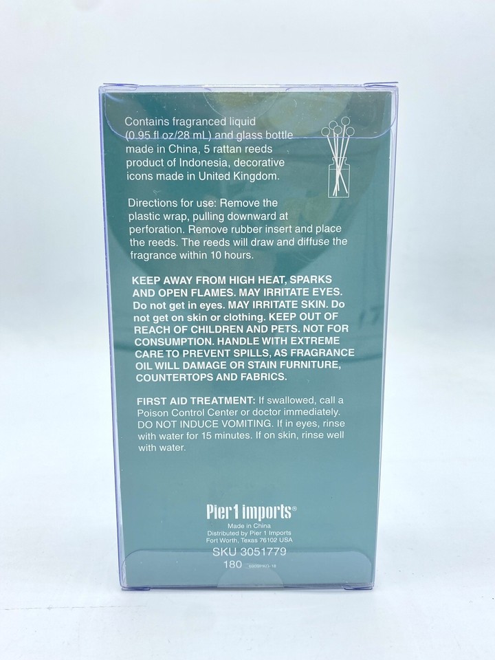 Pier 1 Imports SEA AIR Reed Diffuser & Oil New .95fl oz / 28ml RARE ...