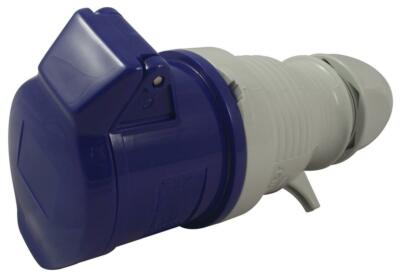 32A 2P+E Sans Prise 240V Blu, Electrical Connecteur - 330306 | eBay