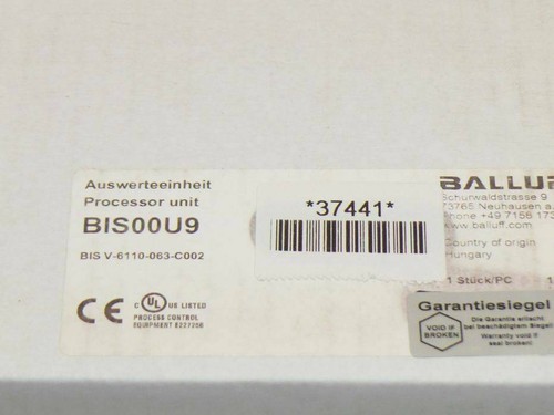 1PC BALLUFF analysis unit BIS00U9 BIS V-6110-063-C002 NEW | eBay