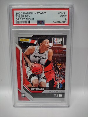 🏀#d /283 PSA 9 RC Tyler Bey 2020-21 Panini NBA Draft Night 31 ...