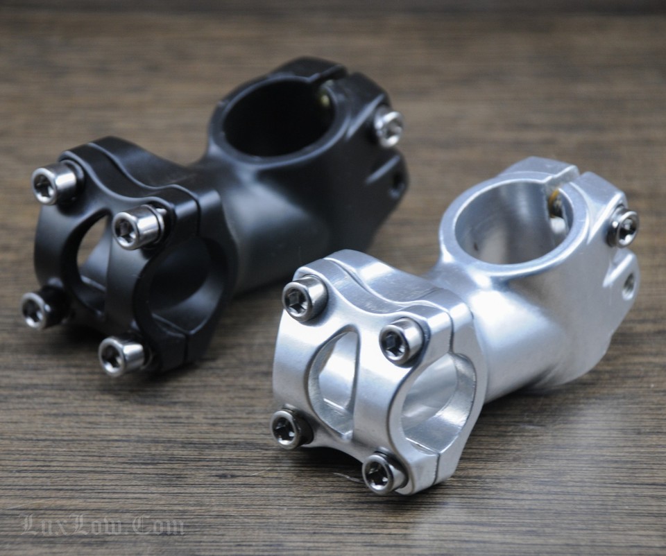 1 1/8" Track Road Bike Threadless STEM 60mm 25° MTB Cruiser Bicycle 1 ...