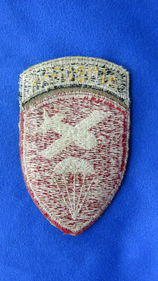 ORIGINAL WWII AIRBORNE COMMAND PATCH & TAB-ONE PIECE-FE-WHITE BACK | eBay