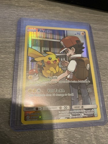 Pokemon TCG Pikachu 241/236 Full Art Secret Rare Cosmic Eclipse NM | eBay