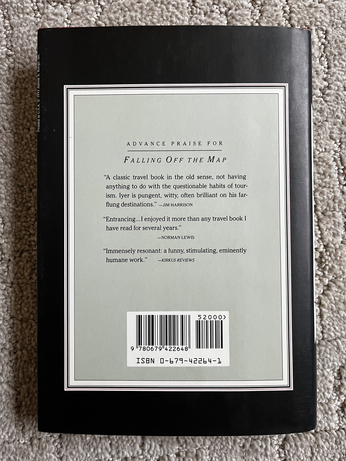 Falling off the Map : Some Lonely Places of the World by Pico Iyer ...