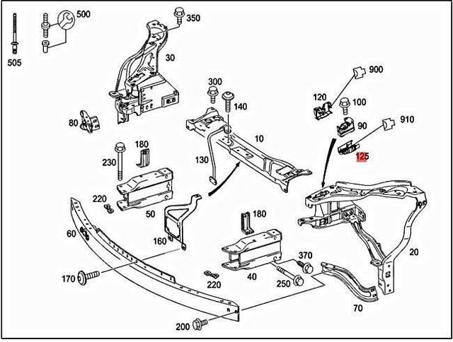 Genuine Mercedes-Benz Contact Sensor 2128210251 / 212-821-02-51 OEM for ...