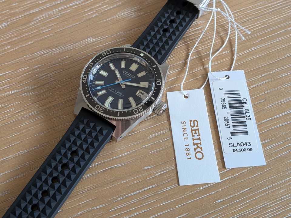Seiko Prospex SLA043J1 Limited Edition 62MAS reissue blue dial SLA043 ...