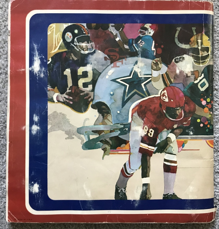 1972 NFL Action ‘72 56 Page Stamp Album Complete All Stickers 26 Teams ...