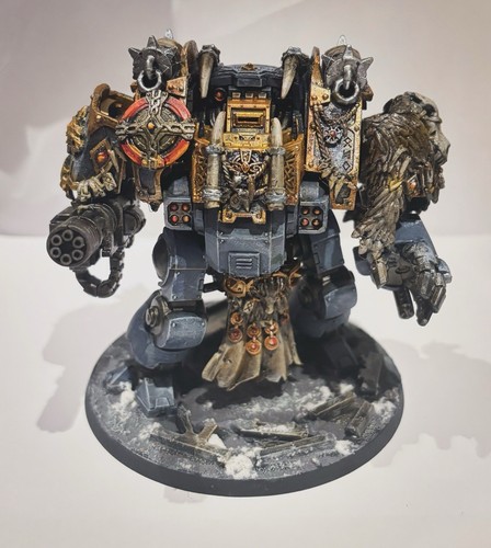 Warhammer 40k Kitbashed Space Wolves Redemptor Dreadnought | eBay