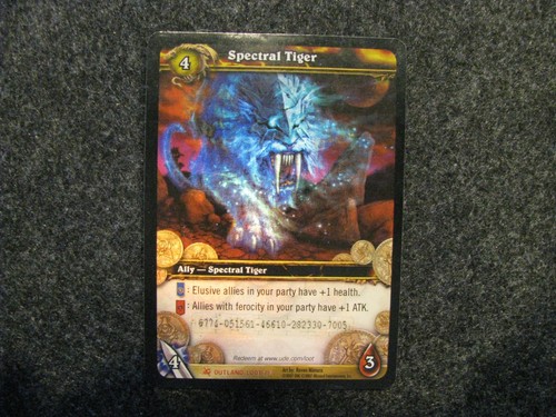 World of Warcraft TCG - Ally Spectral Tiger Foil Loot Scratched NM | eBay