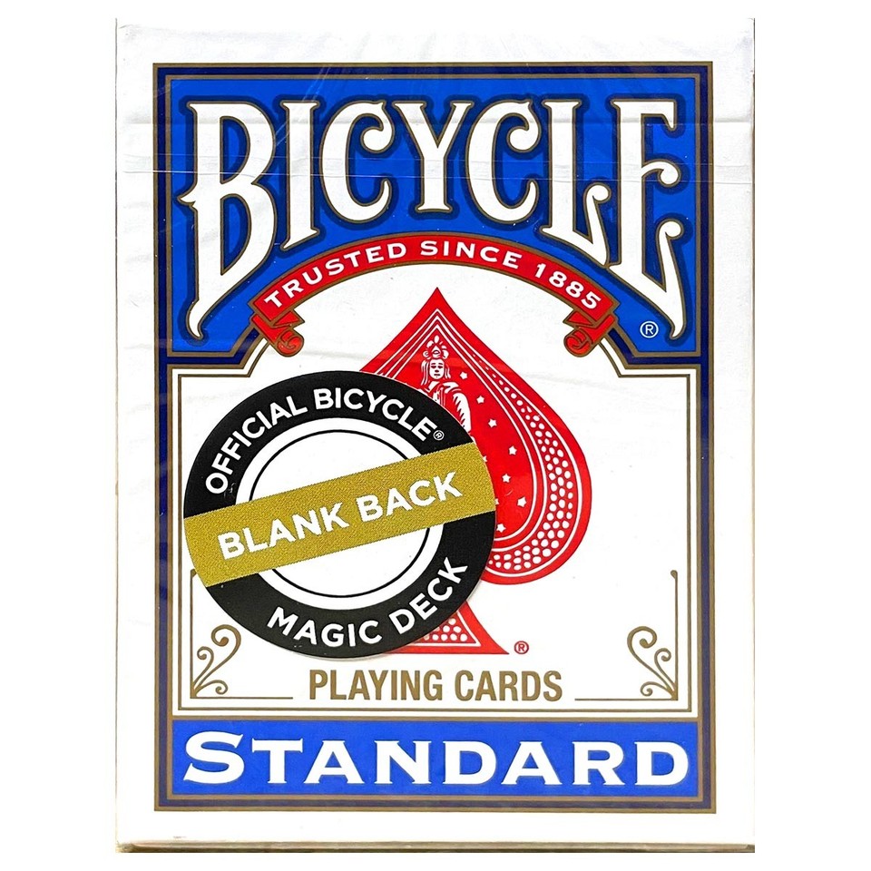 Bicycle Magic Gaff Blank Back/Standard Face Red & Blue 1x Playing Cards ...