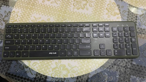 Jelly Comb Wireless Keyboard KUT027 With Dongle Army Green | eBay