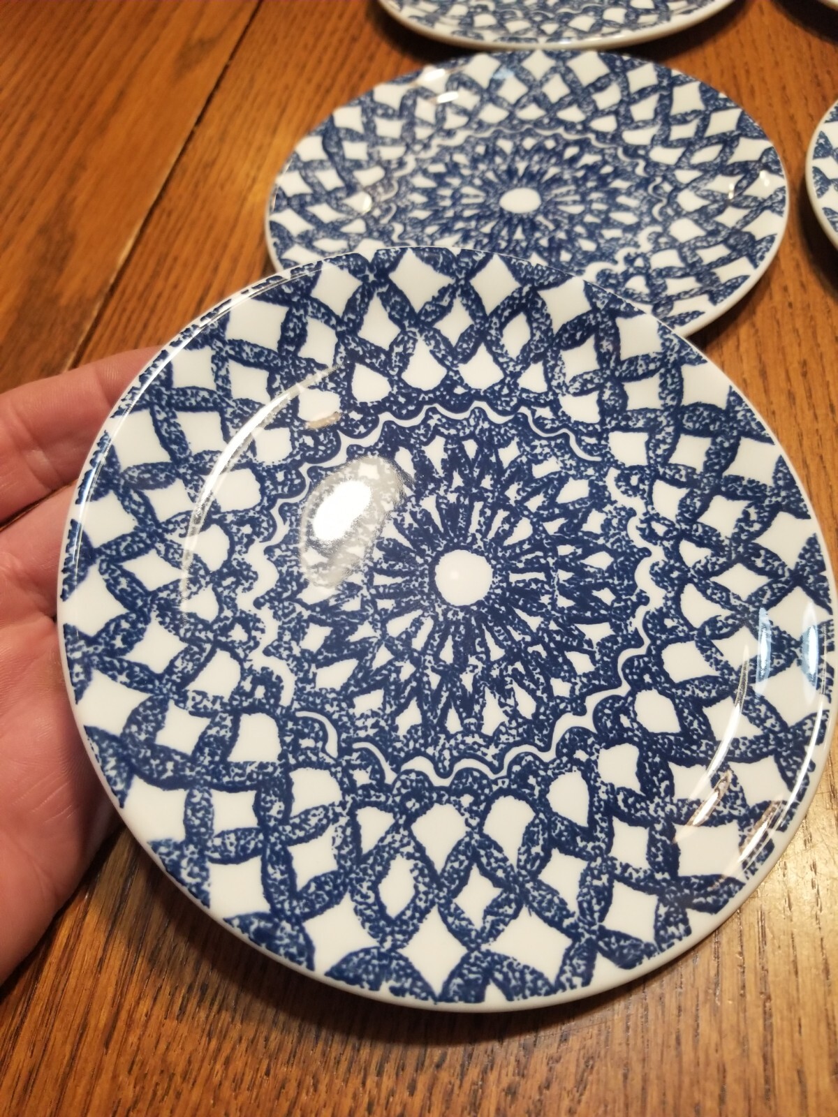 STEELITE INTERNATIONAL Performance INK NOMAD BLUE Coupe Plate. Set Of 6 | eBay