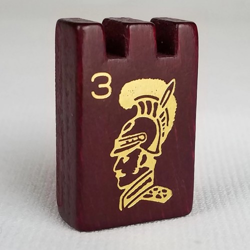 #3 COLONEL (Red) - Stratego (1961) - Replacement Game Piece - Wood | eBay