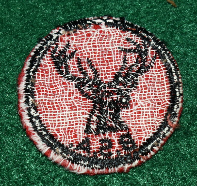 VINTAGE BOY SCOUT PATROL RED & BLACK PATCH - STAG - FELT | eBay
