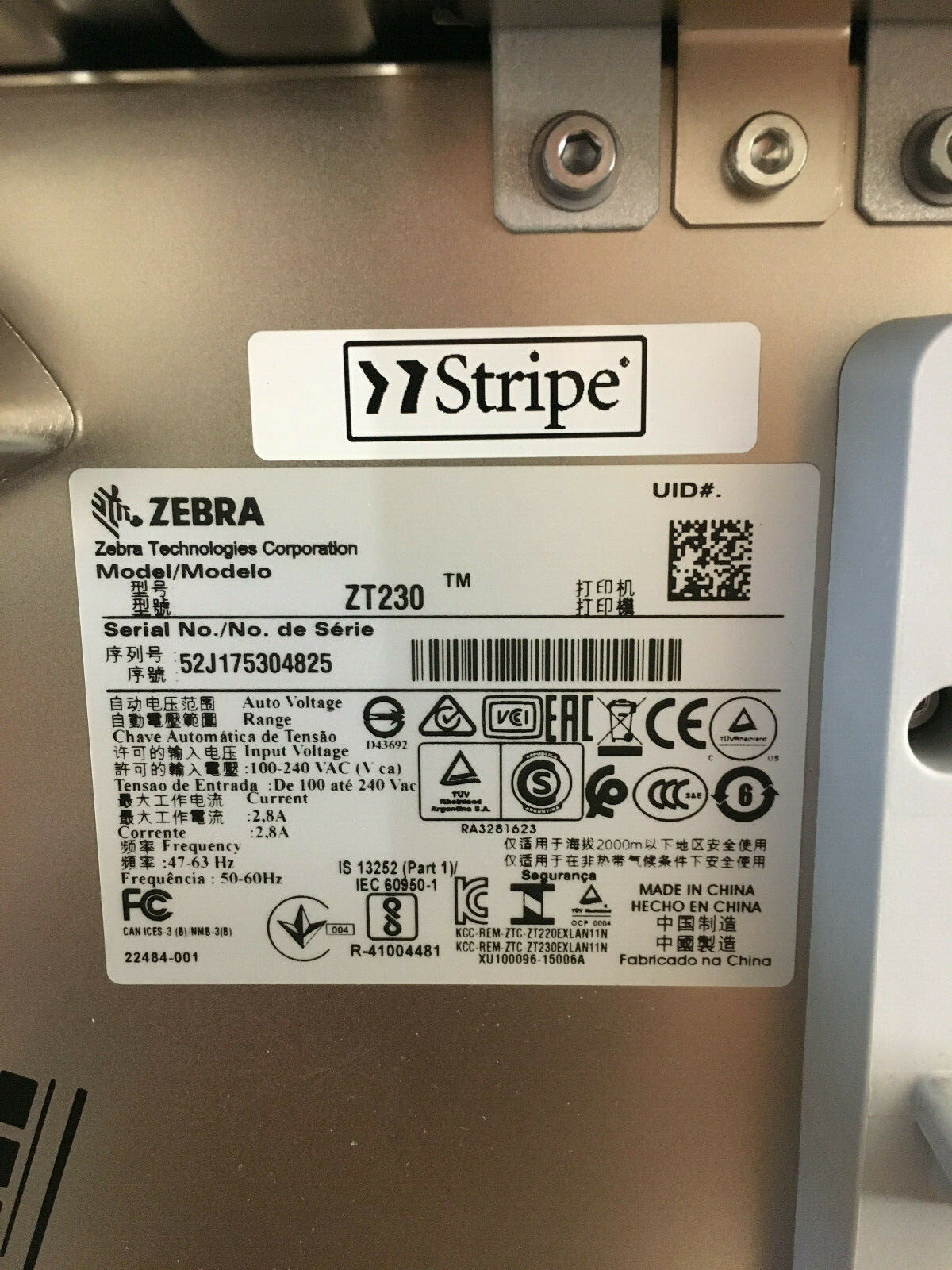 *ZASP Certified* - Zebra ZT230 203DPI Thermal Label Printer ZT23042 ...