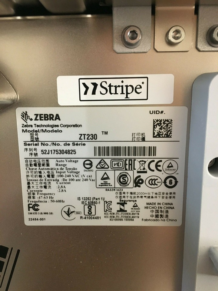 *ZASP* Zebra ZT230 203dpi Label ThermalTranfer Printer ZT23042-T01200FZ ...