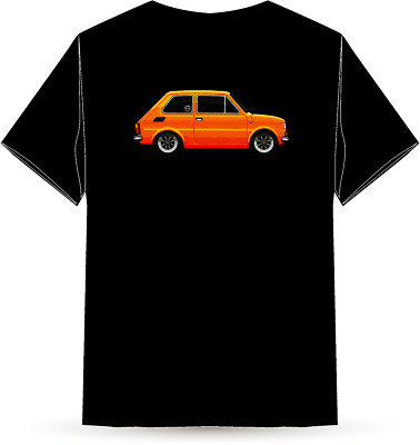 Fiat 126 126p maluch FSM Polska Poland custom t-shirt v5 | eBay UK