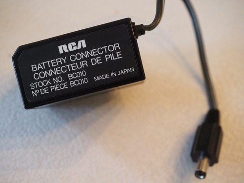 RCA Battery Connector Stock # BC010, very clean, tested and working | eBay