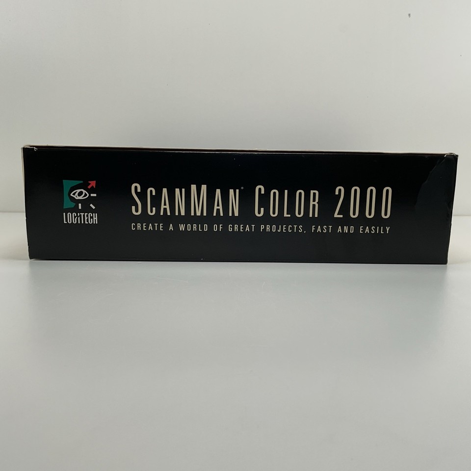 Logitech ScanMan Color 2000 Windows 95 Parallel Port Edition Vintage ...