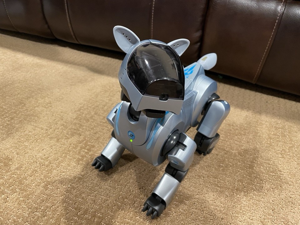 Sony Aibo ERS-210 Silver Robot Dog - Working! DHS and PAS Repaired! | eBay