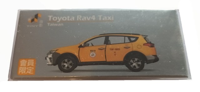 Tiny City Taiwan Taxi Toyota Rav4 Yellow Car Vehicle Diecast 1 64 for ...