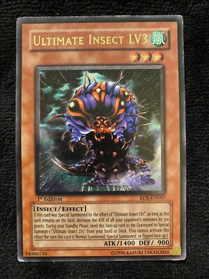 Ultimate Insect LV3 (UTR) NM RDS 1st Rise of Destiny Yugioh | eBay