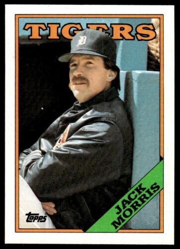 1988 Topps #340 Jack Morris Pitcher Detroit Tigers FREE shipping | eBay
